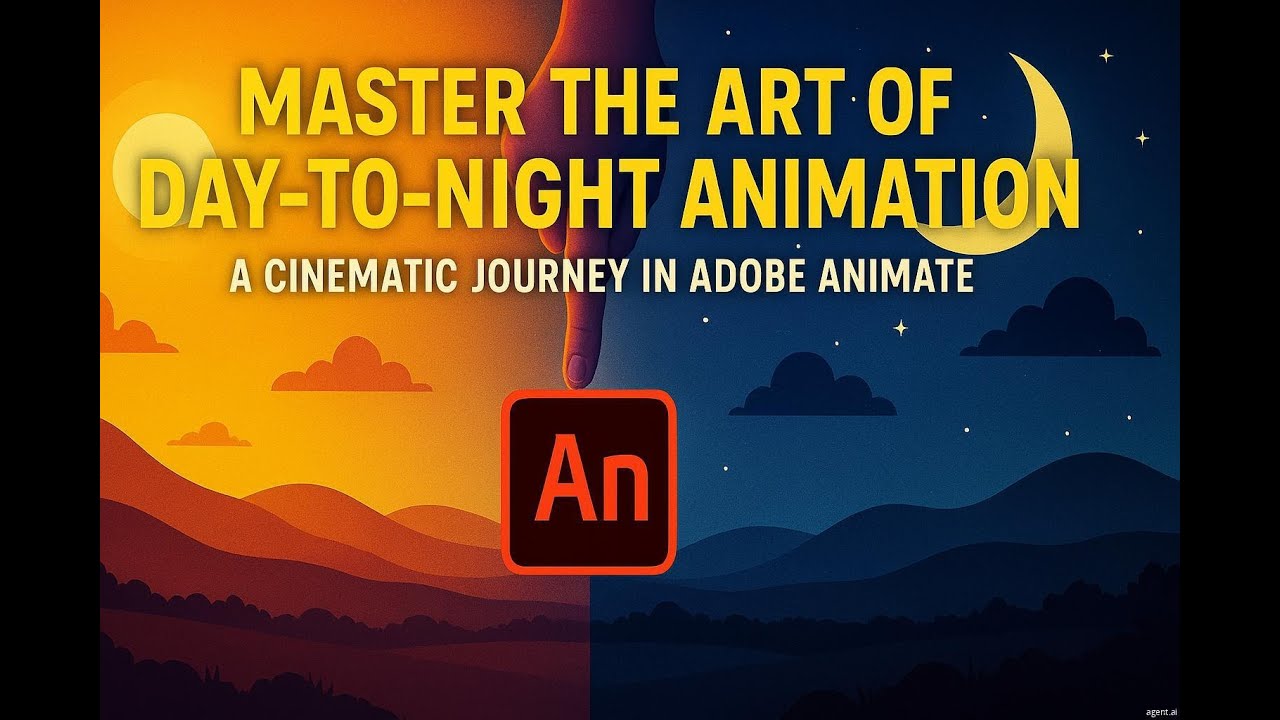 Day to Night Animation in Adobe Animate ......