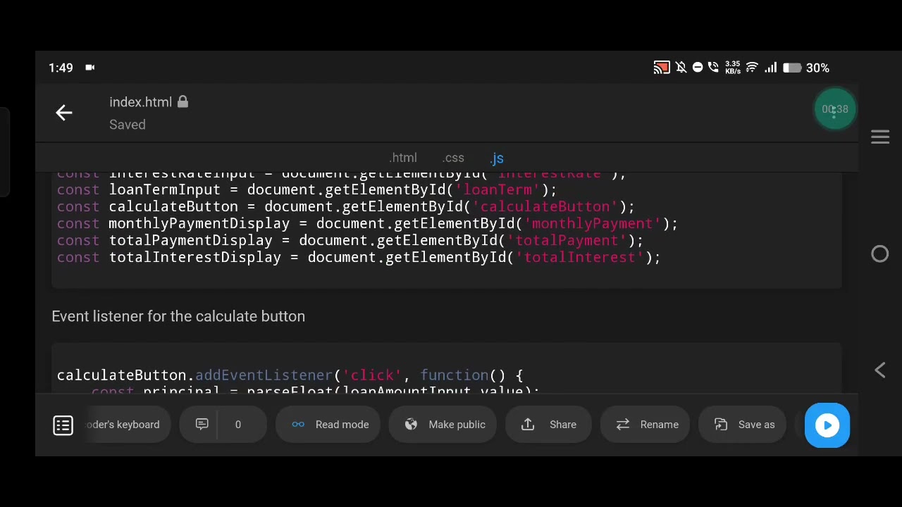 Loan Calculator Using HTML, CSS, and JavaScript | Full Code Included