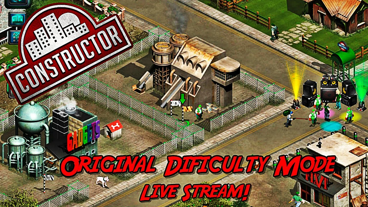 Constructor HD #1 (Original Difficulty Mode) - World Domination Mission Live Stream