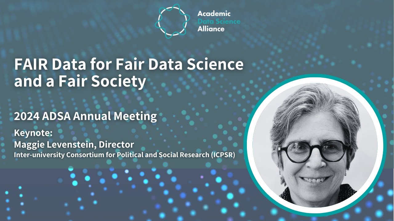 Fair Data for Fair Data Science and a Fair Society: Insights from Dr ...