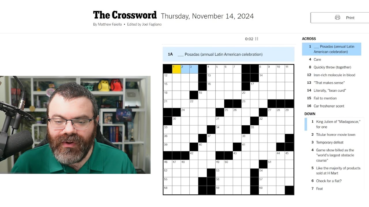 Learning Crossword Week 27 | NYT Crossword Thursday Nov 14th, 2024