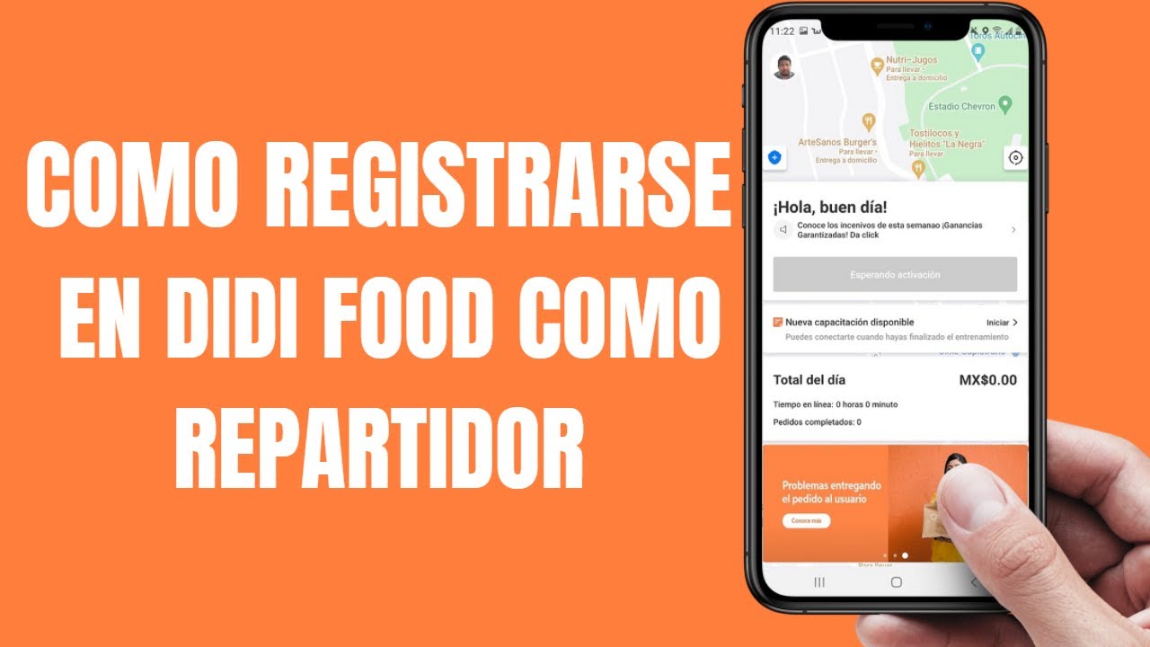 Como registrarse en DIDI FOOD como REPARTIDOR🛵