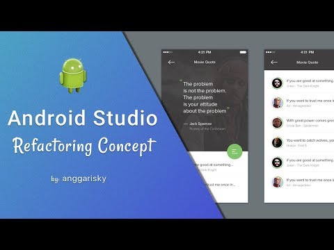Refactoring Concept in Android Studio Tutorial Video Lecture - How to ...
