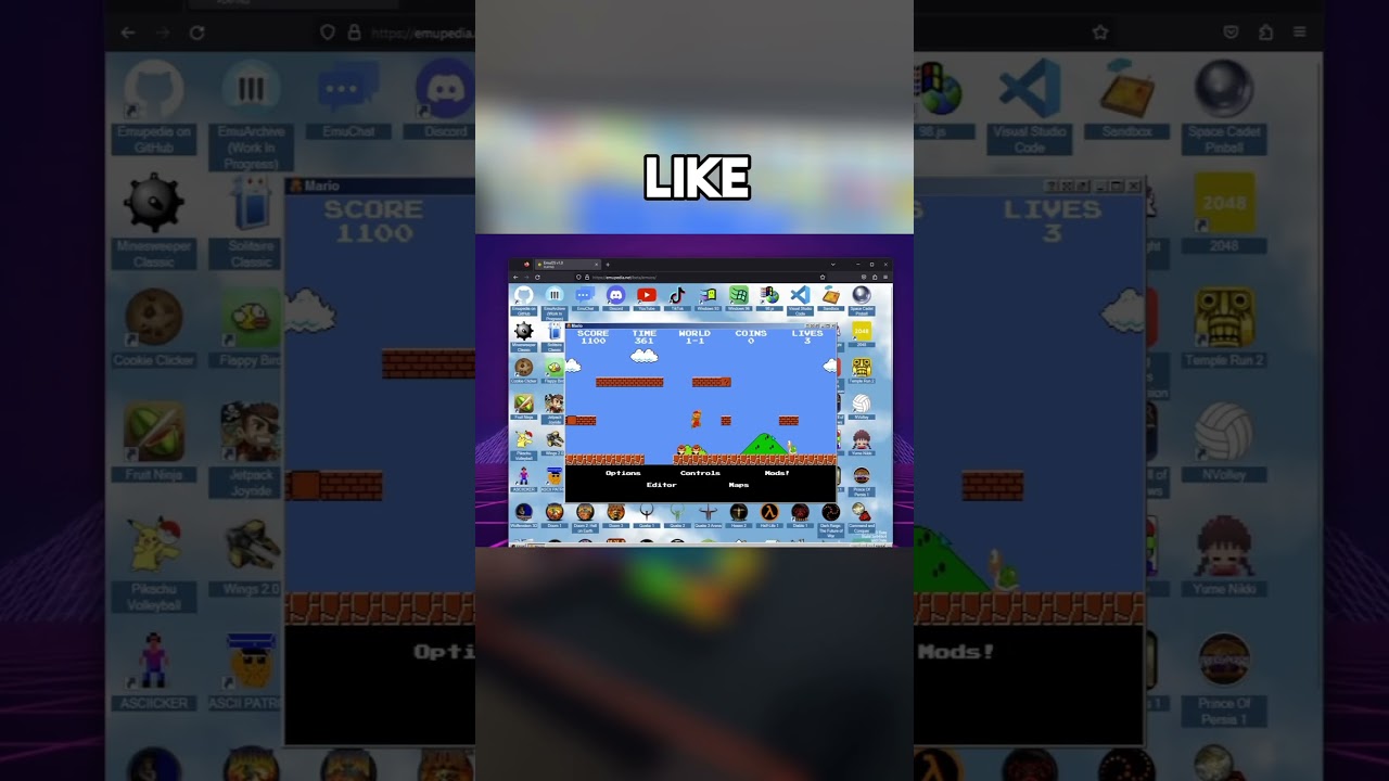 This website lets you play retro games