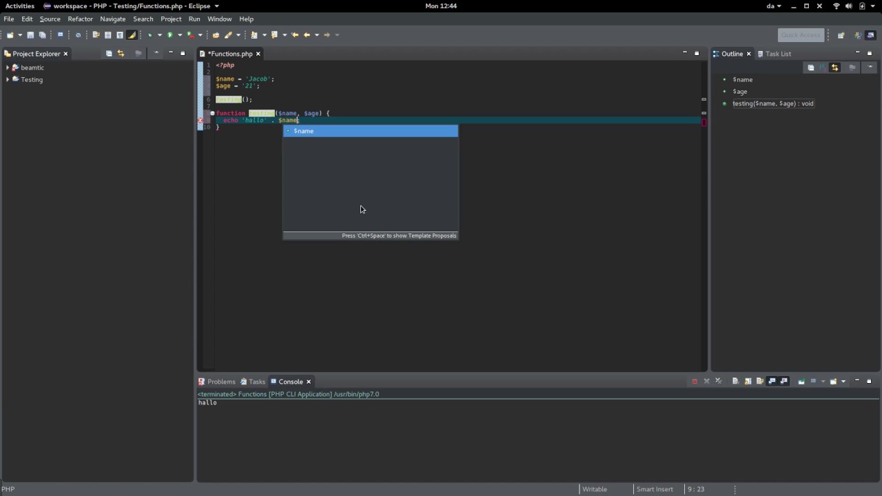 Functions And Arguments In PHP