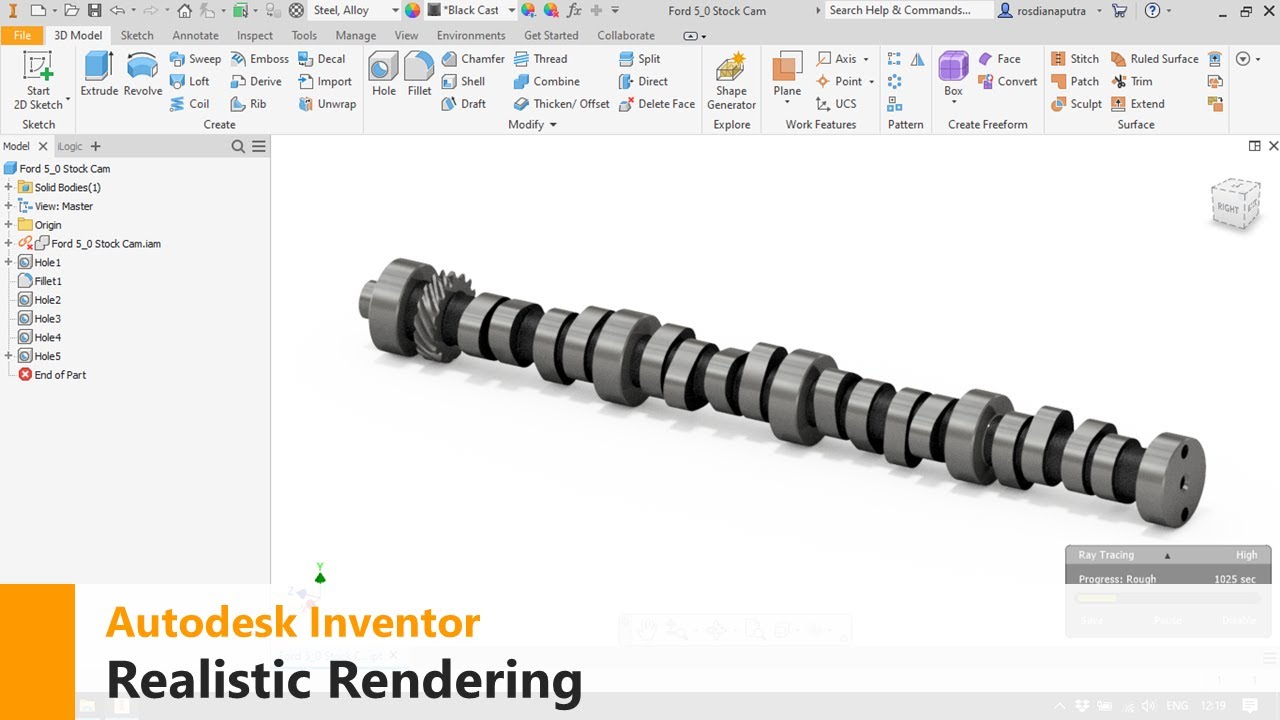 Autodesk Inventor | Product Rendering | Tutorial