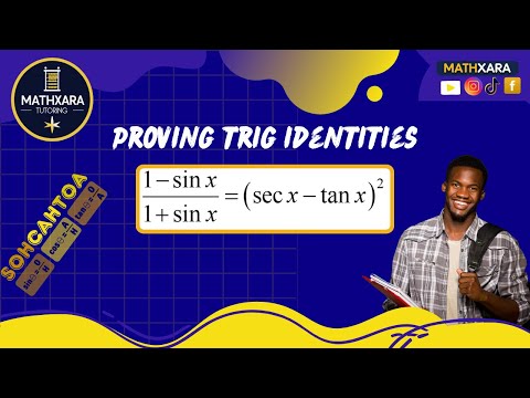 Proving Trig Identities #1 #mathxara