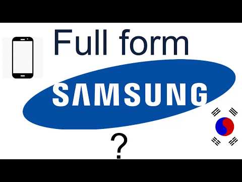 Full Form of Samsung (Name Origin) ?