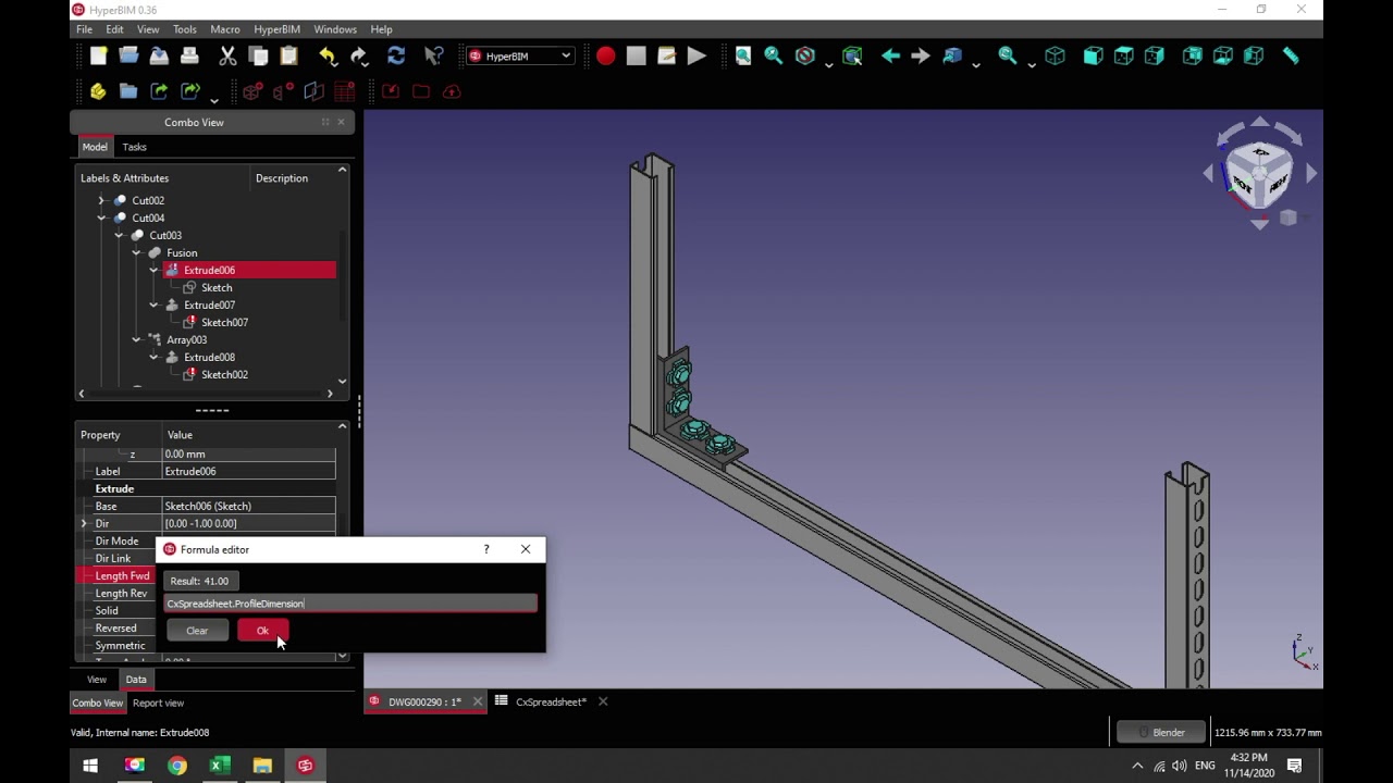 Assembly BIM object -  part 4
