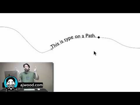 How to Create Type on a Path using Photoshop