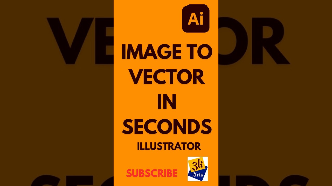 Convert Image to Vector in Illustrator - The EASY Way!