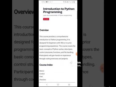 Introduction to Python Programming - Virtual Course HUB - Free