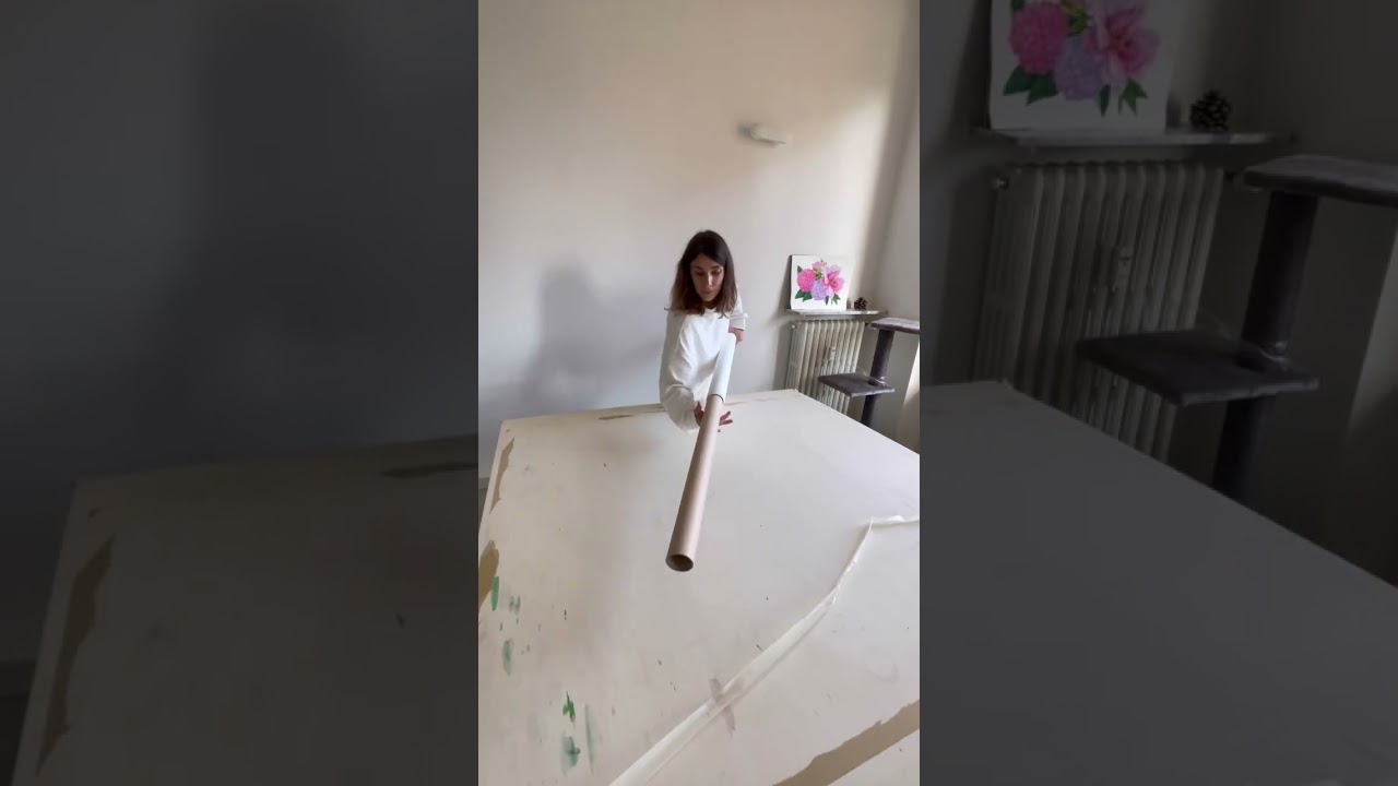 My packaging for big paintings🪷Save packaging🍀How to sell your art🍋