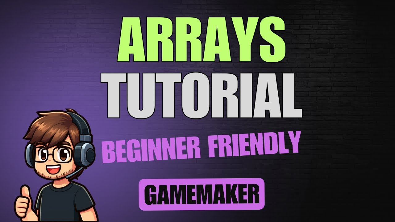 Using Arrays in GameMaker | 1d & 2d Arrays | Beginner Tutorial