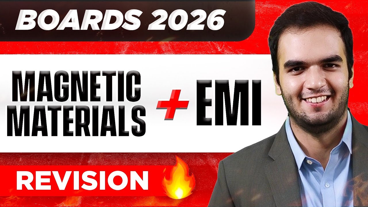 Physics Part 2 Revision - Magnetic Materials and Electromagnetic Induction Boards 2026 Hsc Board
