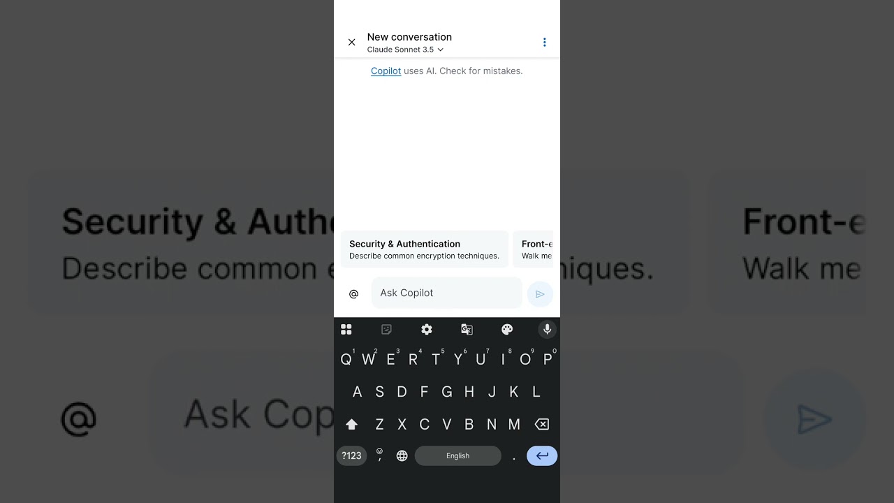 Exploring GitHub copilot within GitHub app