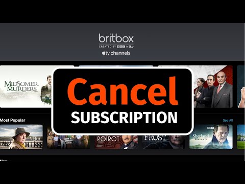 How to Cancel britbox created by BBC & itv Subscription | Apple TV Channel