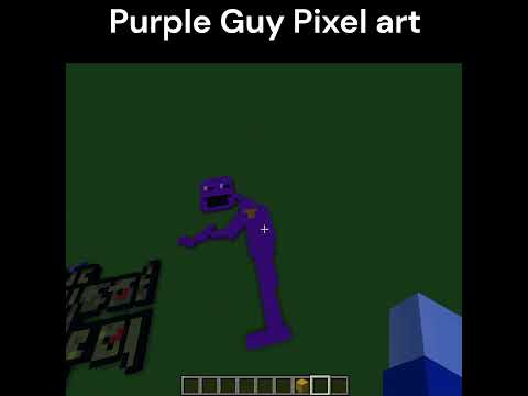Purple guy pixel art #minecraft #fnaf #pixelart #fnafmusic #purpleguyfnaf #itsbeensolong