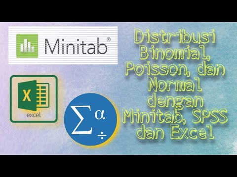 Peluang Distribusi Binomial, Poisson, Normal With SPSS | Minitab | Excel