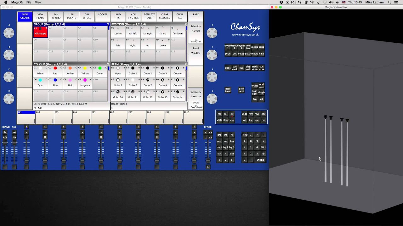 Chamsys MagicQ - Basic Patching and Cue Recording