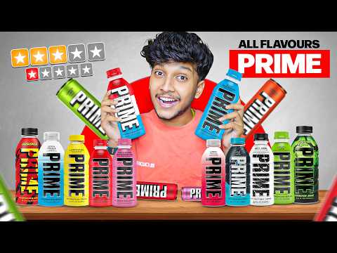 I TRIED ALL PRIME DRINKS IN INDIA FOR THE FIRST TIME!🔥