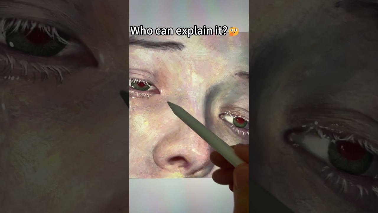 Who can explain it?🤔 #art #drawing #eyes #illustartion #artist #digital#artist#shorts#digitalart
