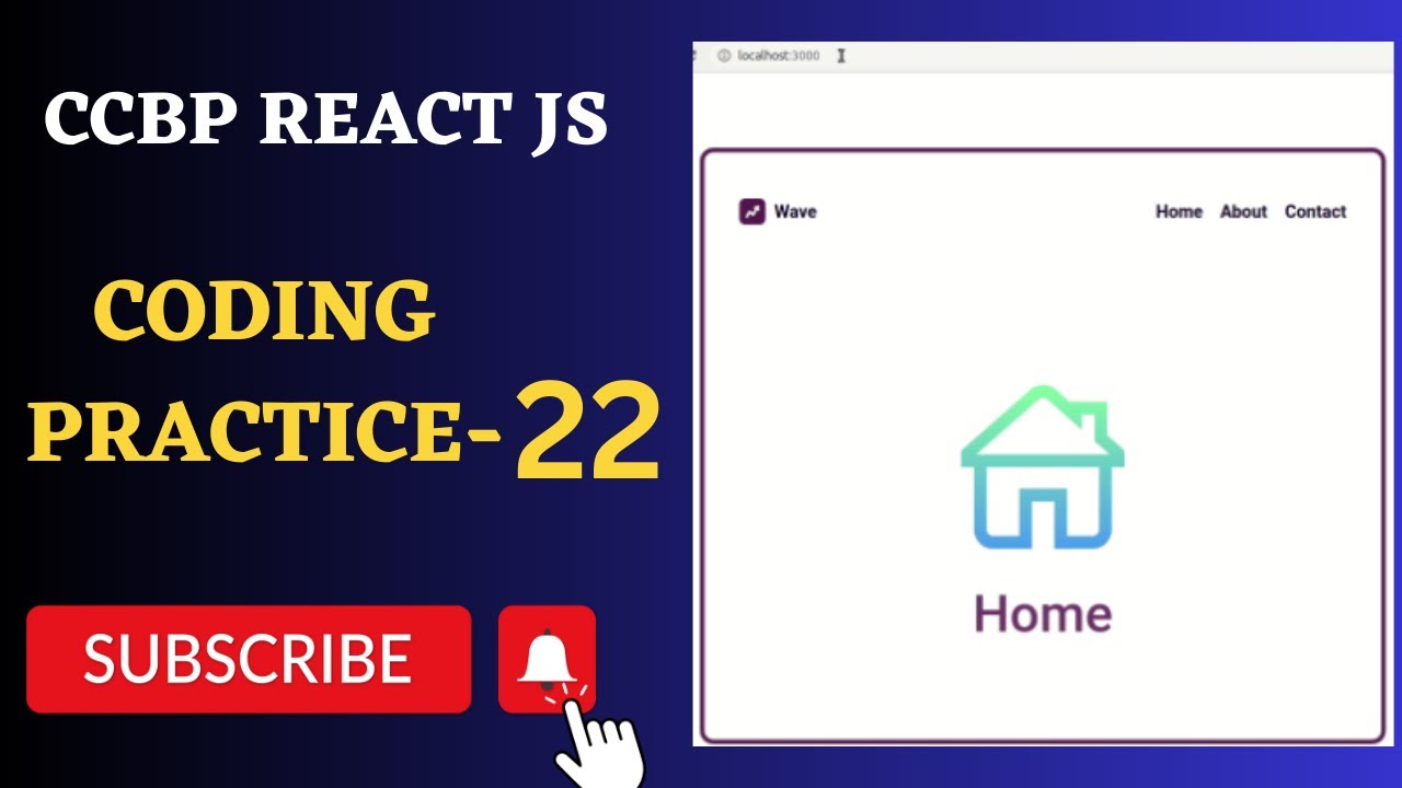 Routing Practice | Coding Practice 22 | REACT JS | NxtWave | CCBP 4.0