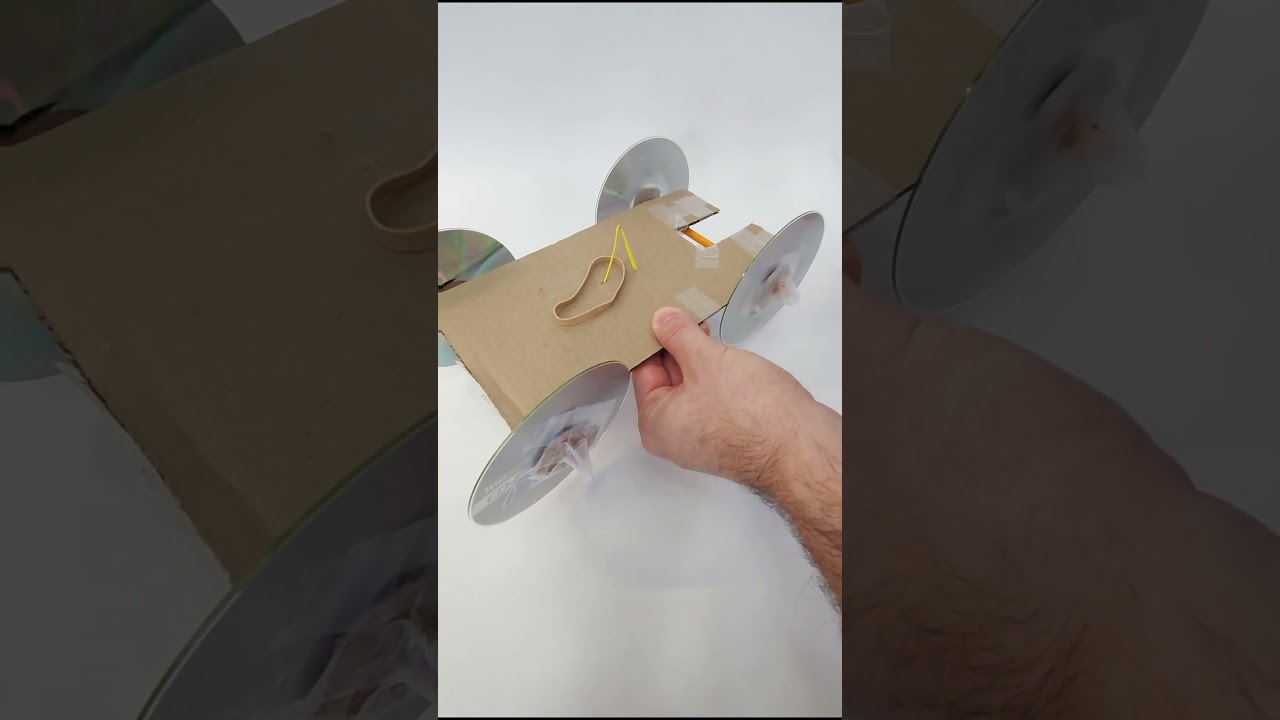Rubber Band Car | Science Buddies Engineering Challenge | Entry Details In Description