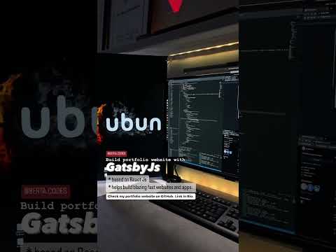 Build Portfolio website with Gatsby Js. Based on react js and super fast. Learn how to use plugins!