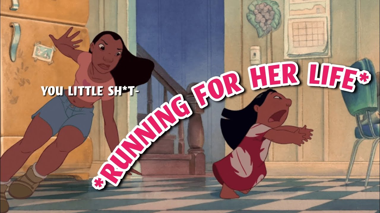 Nani and Lilo having sibling rivalry for like 8 minutes straight 🧡