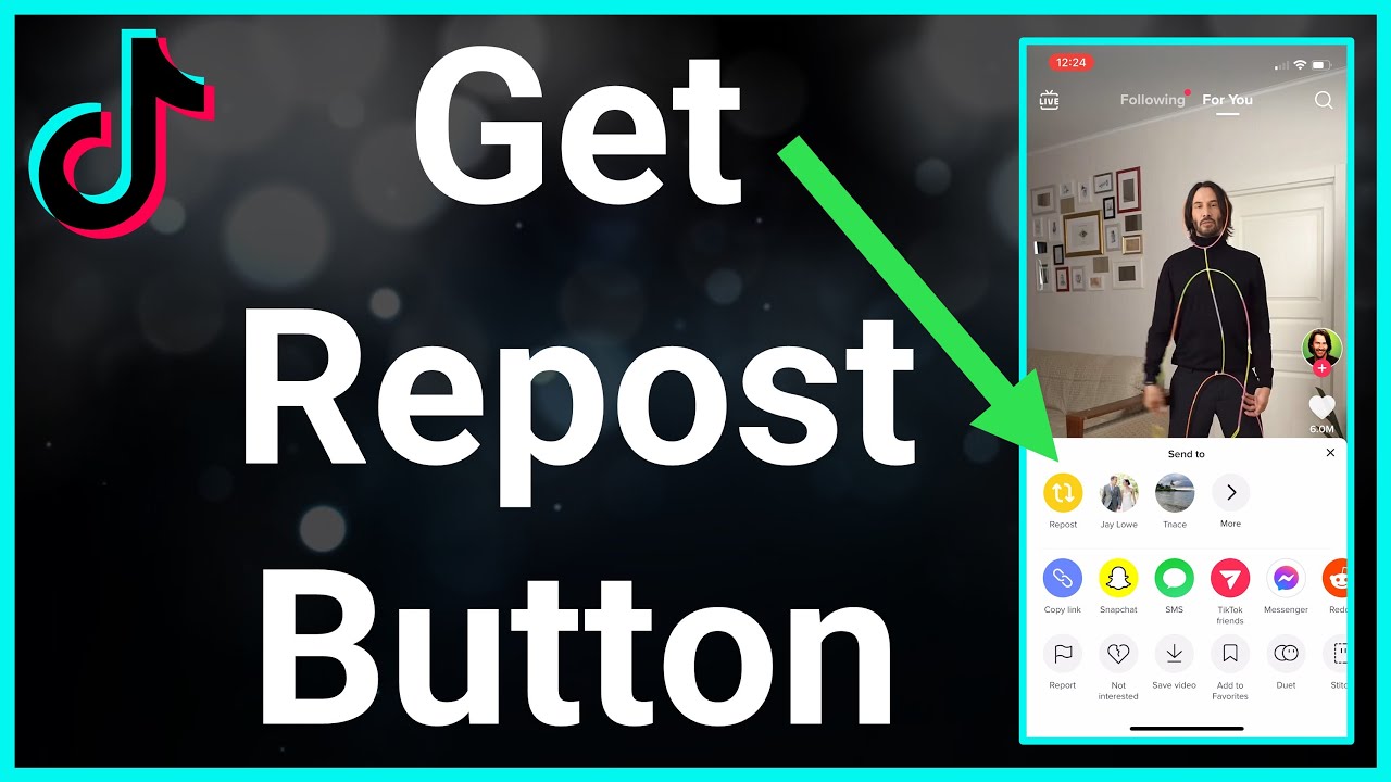 How To Get Repost Button On TikTok
