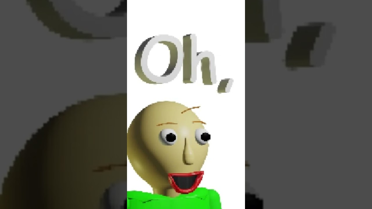 baldi's arm is broken