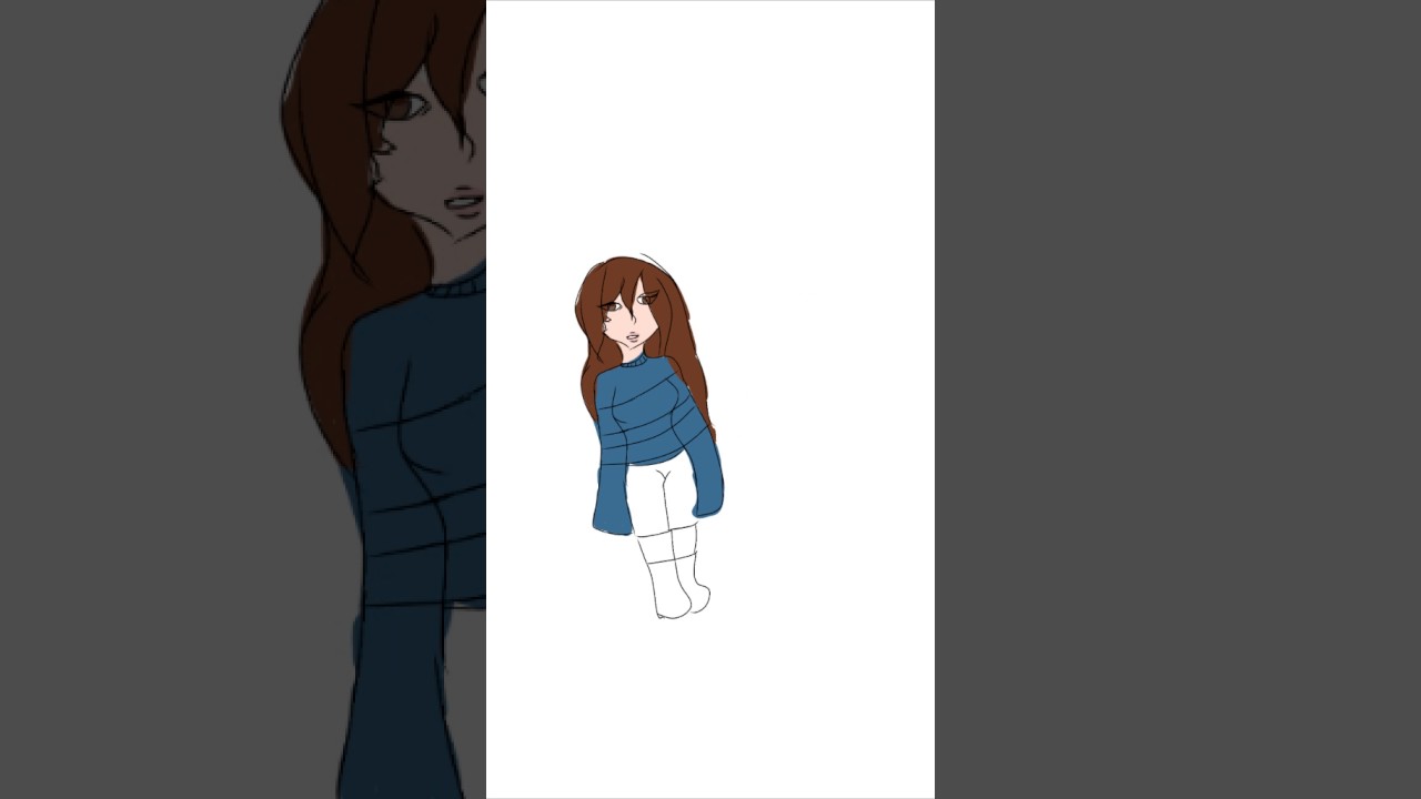 Undertale speedpaint | adult frisk