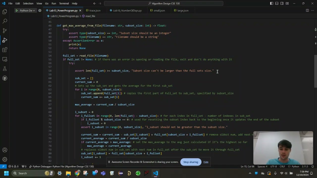 Lab 13 Power Program Demo
