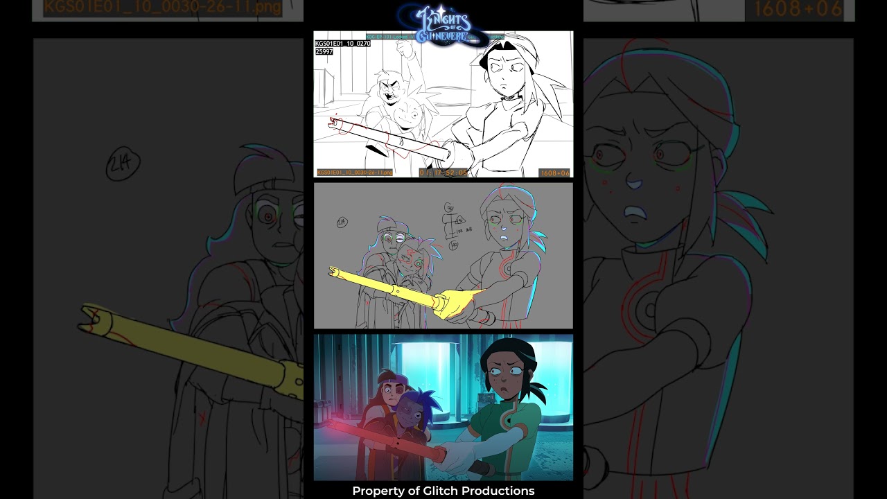 KoG is our first-ever 2D show, so our production process was COMPLETELY new and so exciting