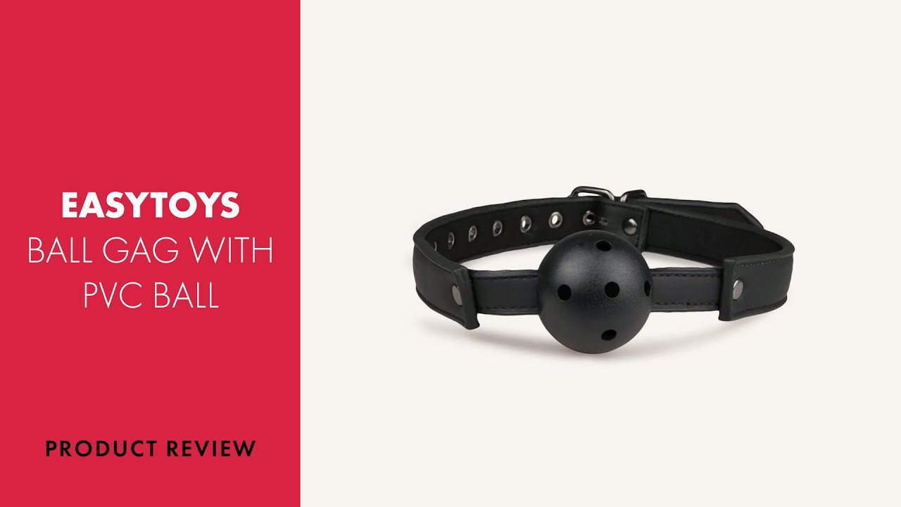EasyToys Ball Gag With PVC Ball Review | PABO