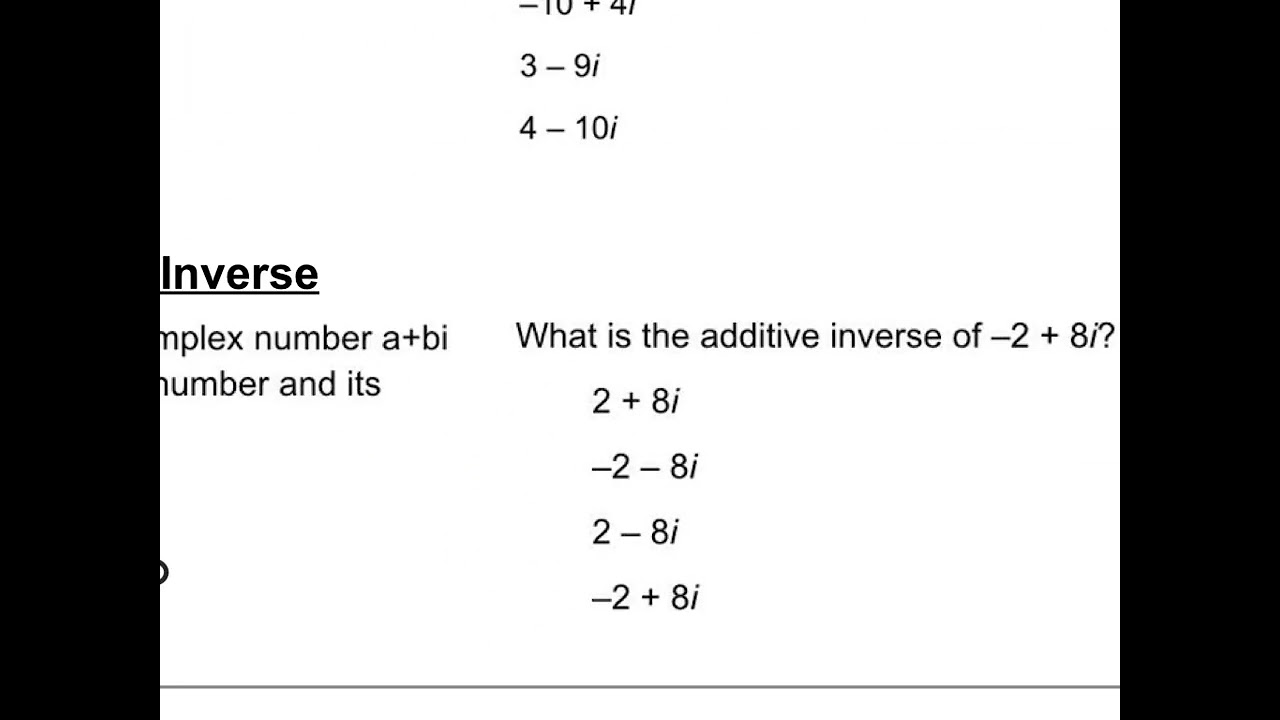 A2 - UNIT 3 - SECTION 2 - NOTES