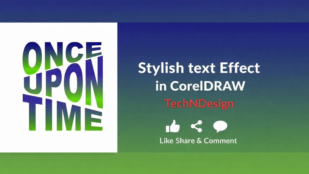 CorelDRAW Tips & Tricks – Professional Gradient Text Design Tutorial