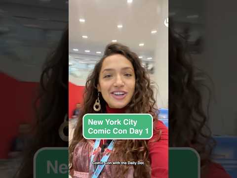 Anna Maria takes us behind the scenes of Day 1 at NYC Comic Con! #nycc #comiccon #comiccon2024 #nyc