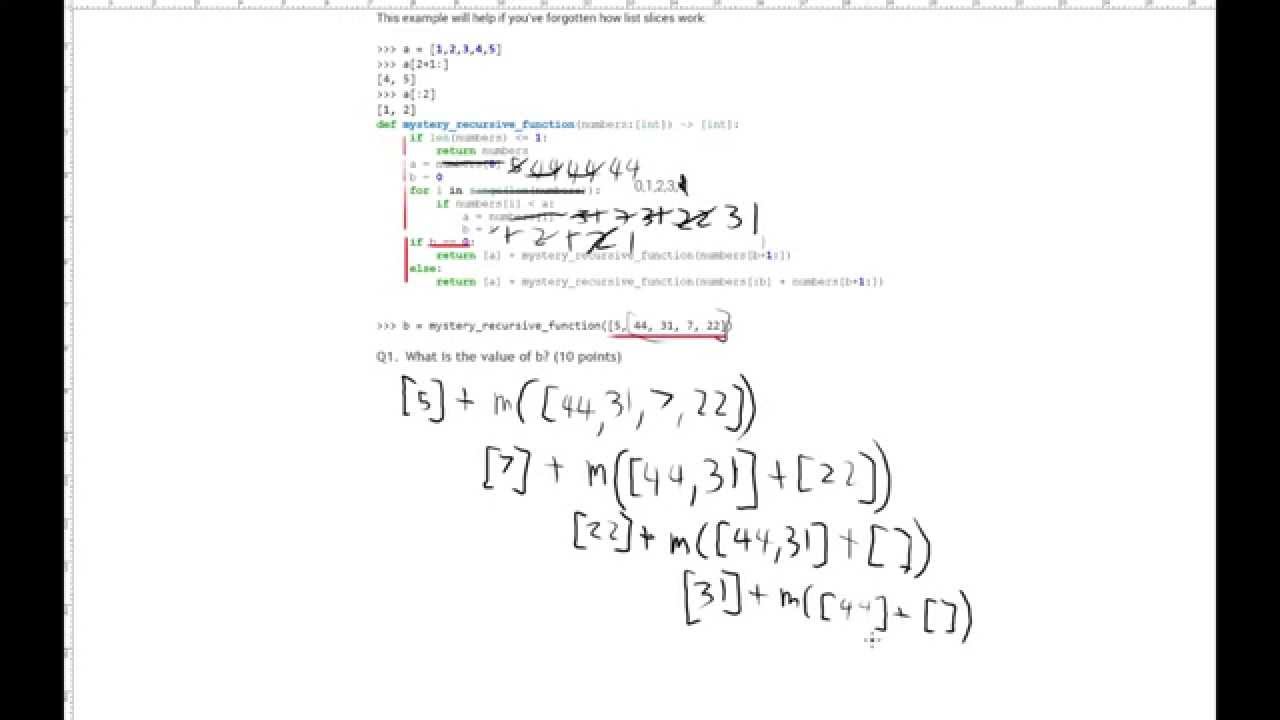 How to hand trace (Python) code