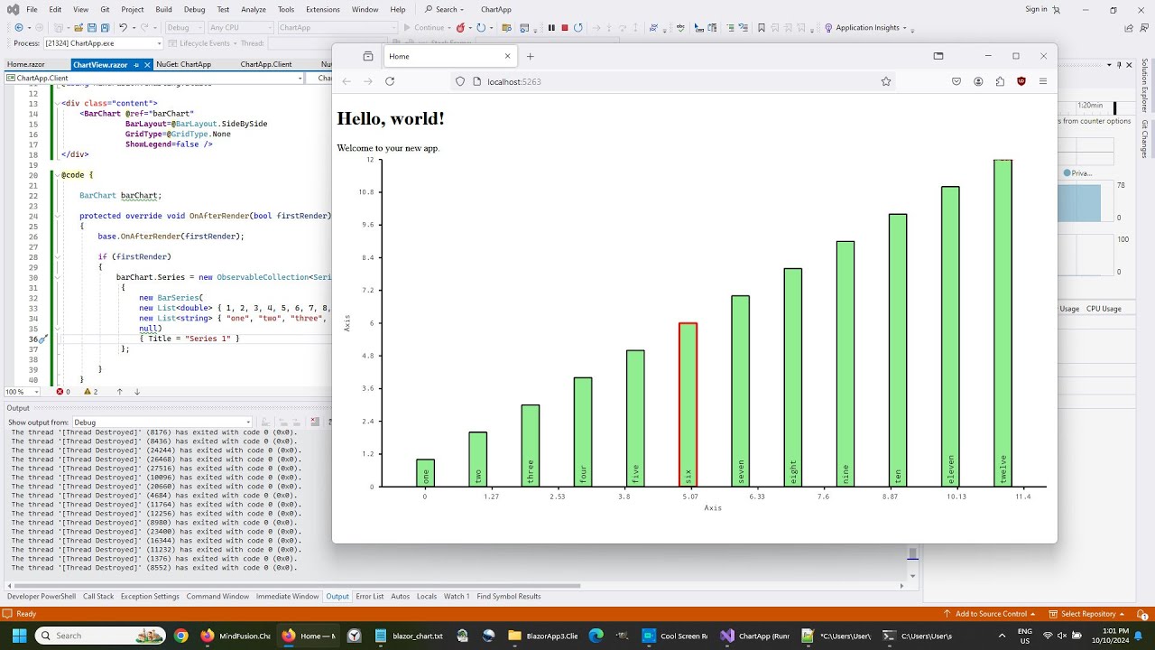 Getting Started with MindFusion Charting for Blazor
