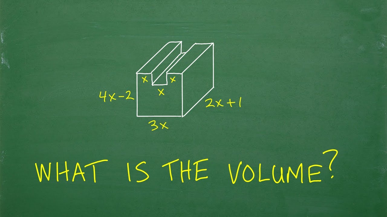 What is the Volume of this object? Let’s solve this step-by-step…