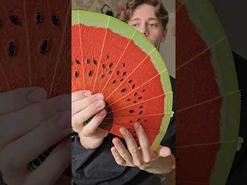 🍉 Watermelon Hand Fan | Ultra Realistic Texture | Multi-Color (No AMS ...