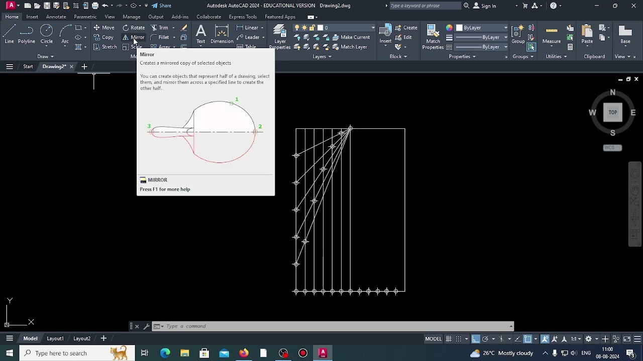 A Step-by-Step Guide to Drawing a Parabola in 2D Drafting | Galaxy.ai