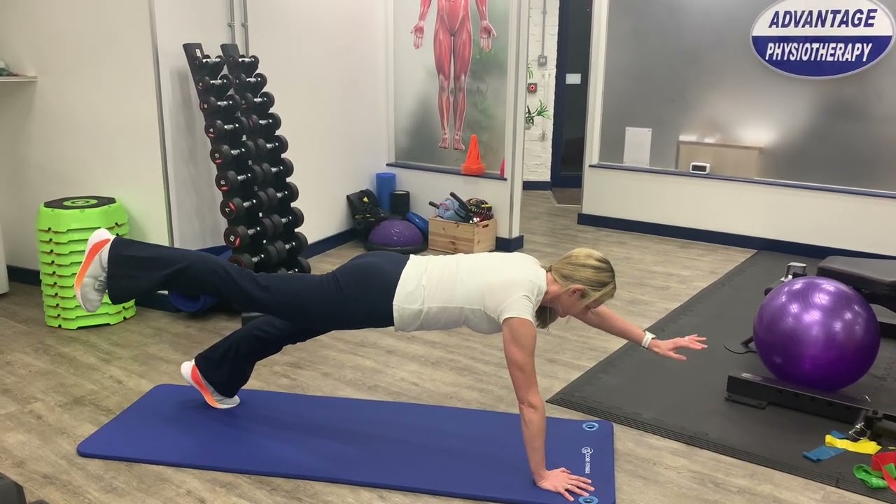 Superman in High Plank