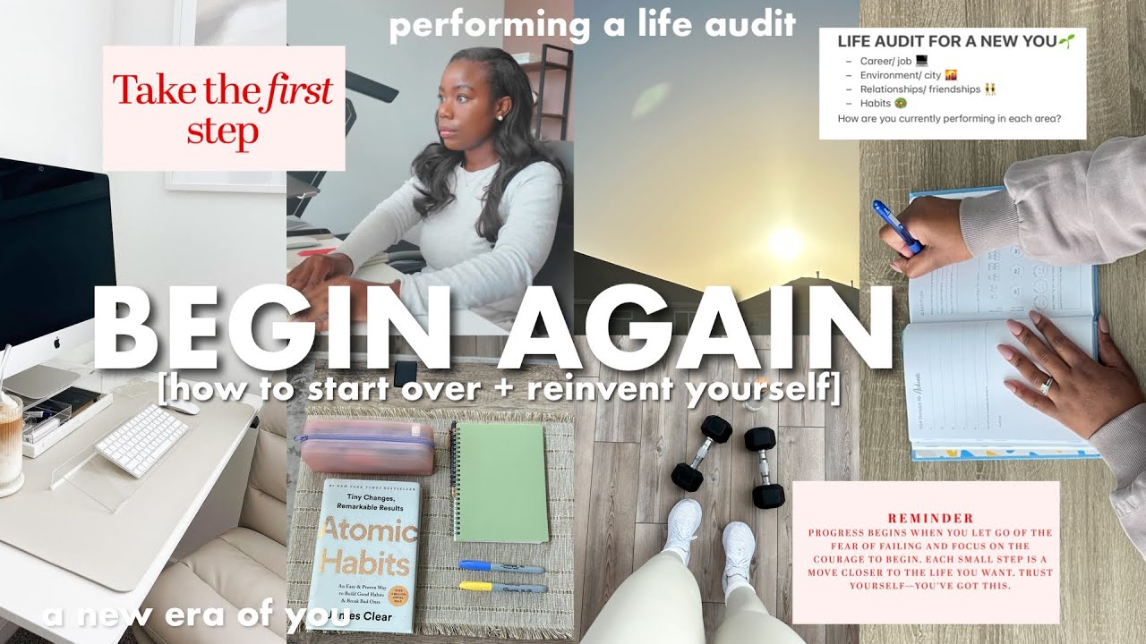 How to start over - resetting your life and routine from scratch