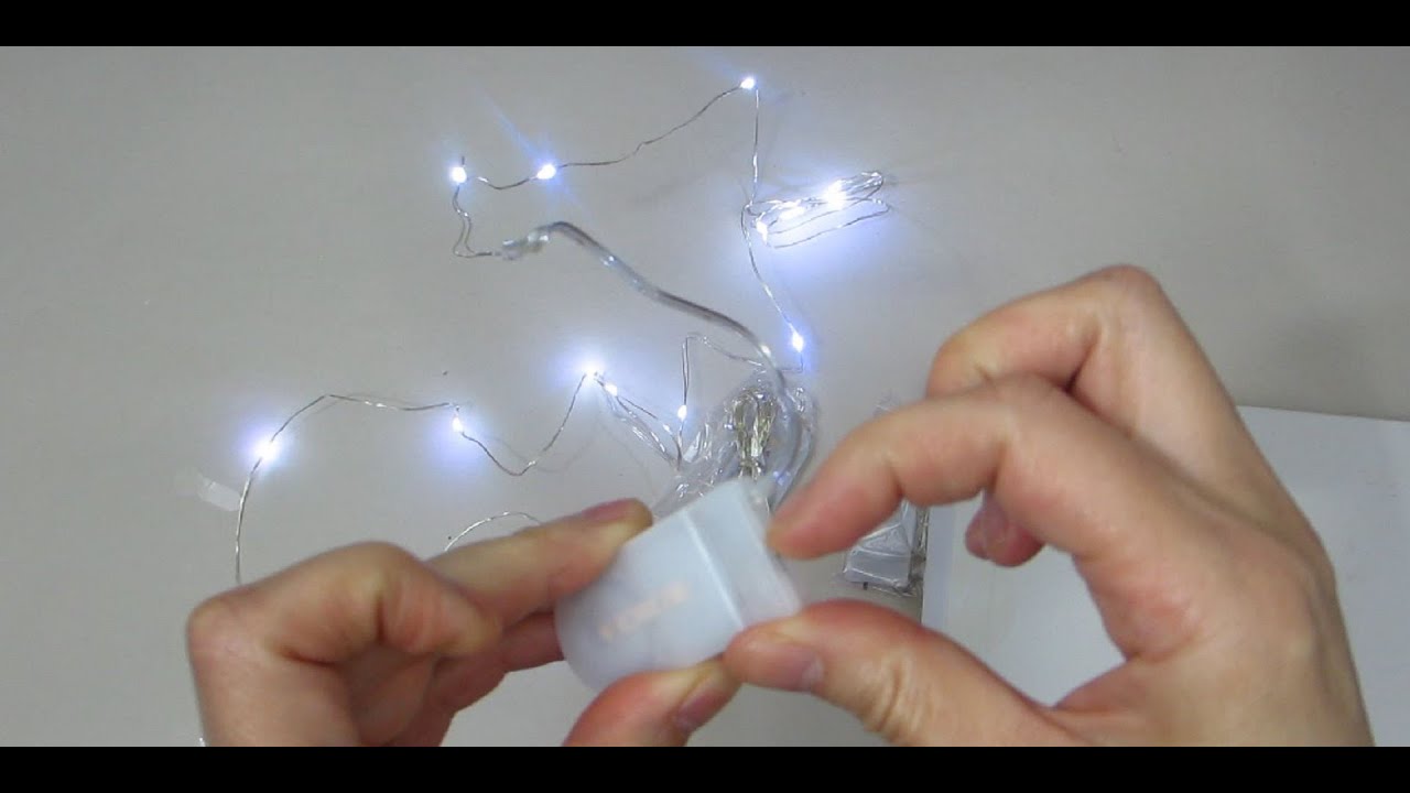 TingMiao Fairy String Lights (Battery Operated, LED): Review & Demo
