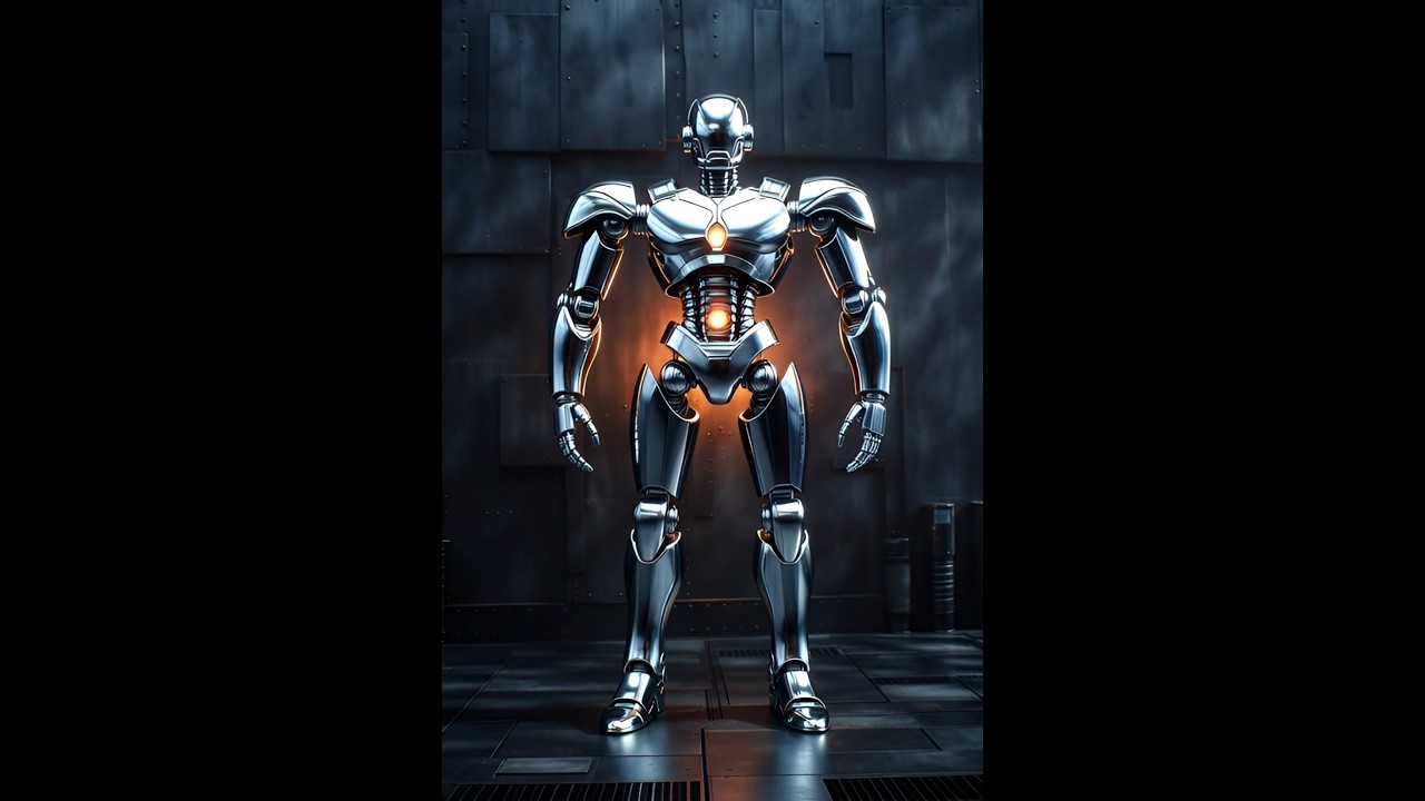 METAL → Robot Morph | Chrome Cyberpunk Transformation