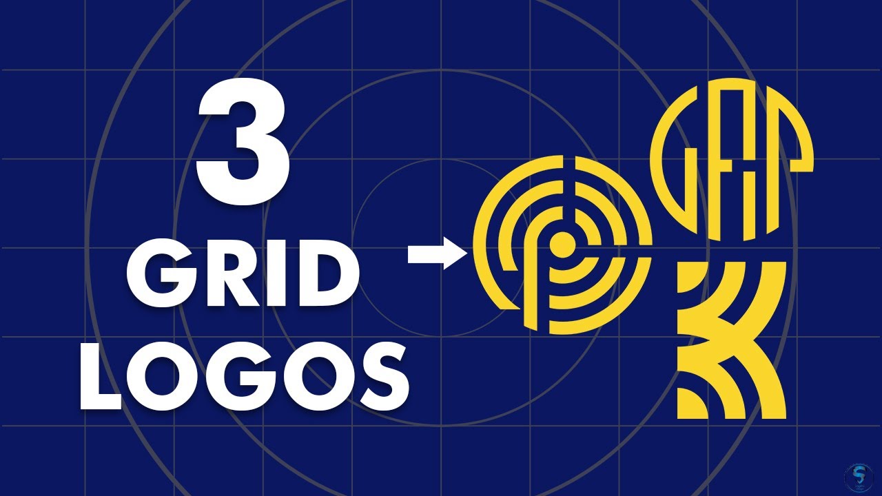 Easy Grid Logo Design Process! | Adobe Illustrator Tutorial