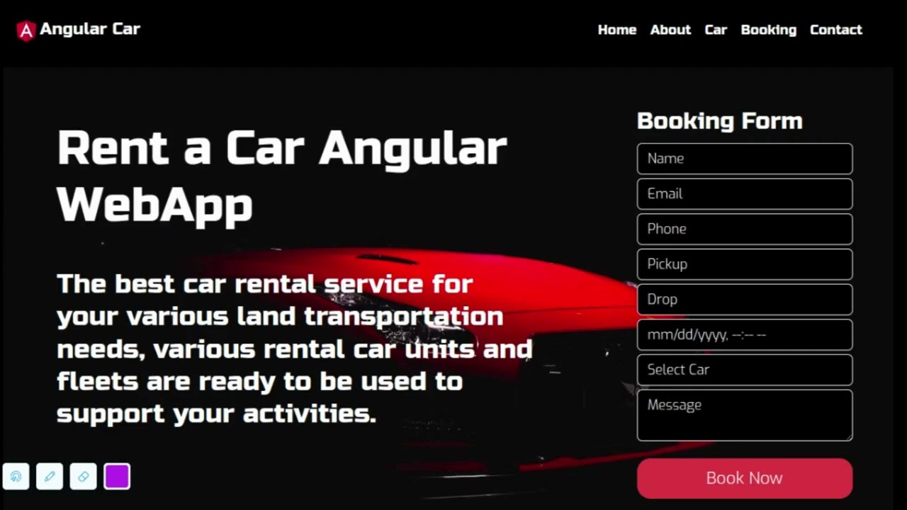 Angular Car WebApp Themes + Headless CMS